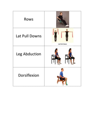 Theraband Exercises | PDF