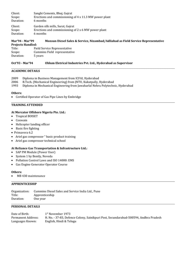 surya's resume | PDF