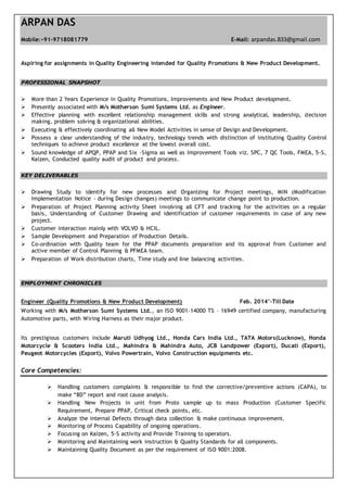 Arpan (RESUME) | DOCX