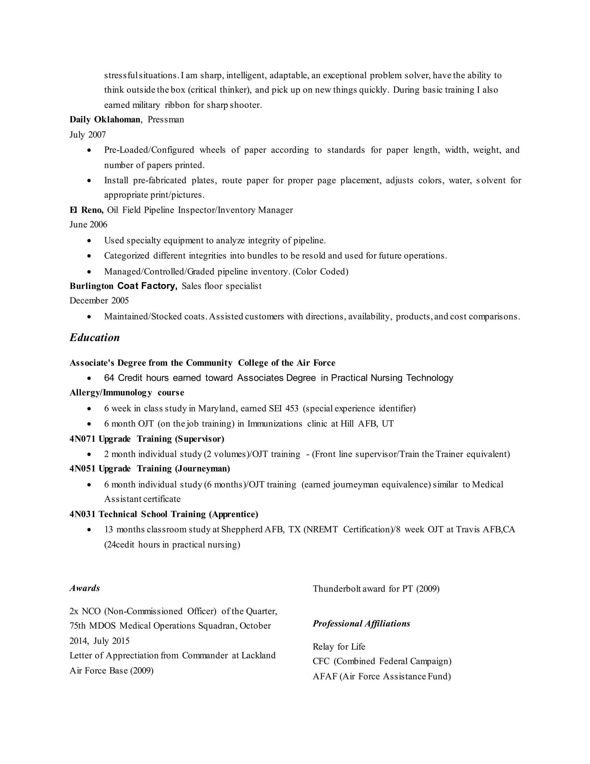 Jeff's Resume | DOCX