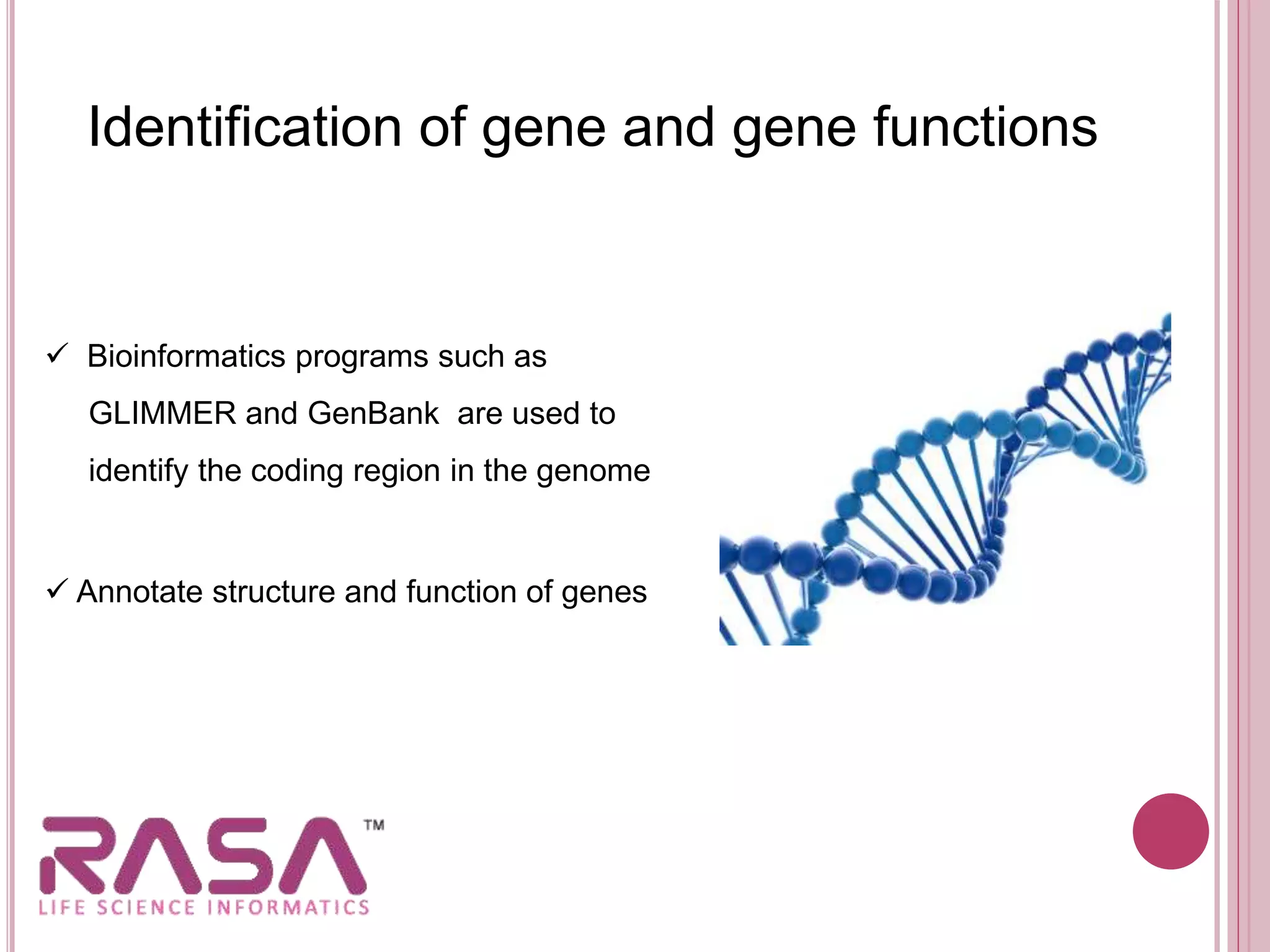 Bioinformatics Applications in Biotechnology | PPTX