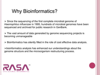 Bioinformatics Applications in Biotechnology | PPTX