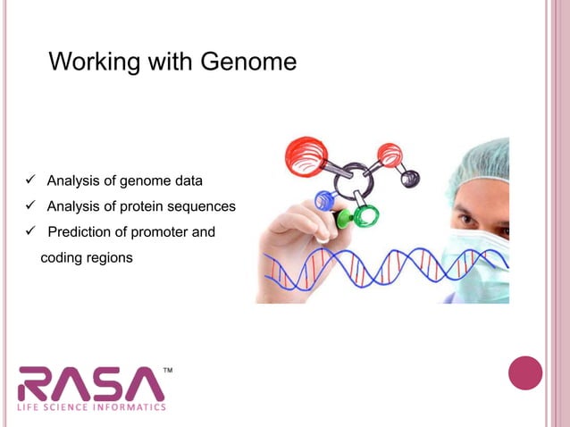 Bioinformatics Applications in Biotechnology | PPTX | Biotech and ...