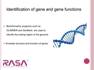 Bioinformatics Applications in Biotechnology | PPTX
