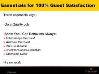 100% Guest Satisfaction Program | PPTX