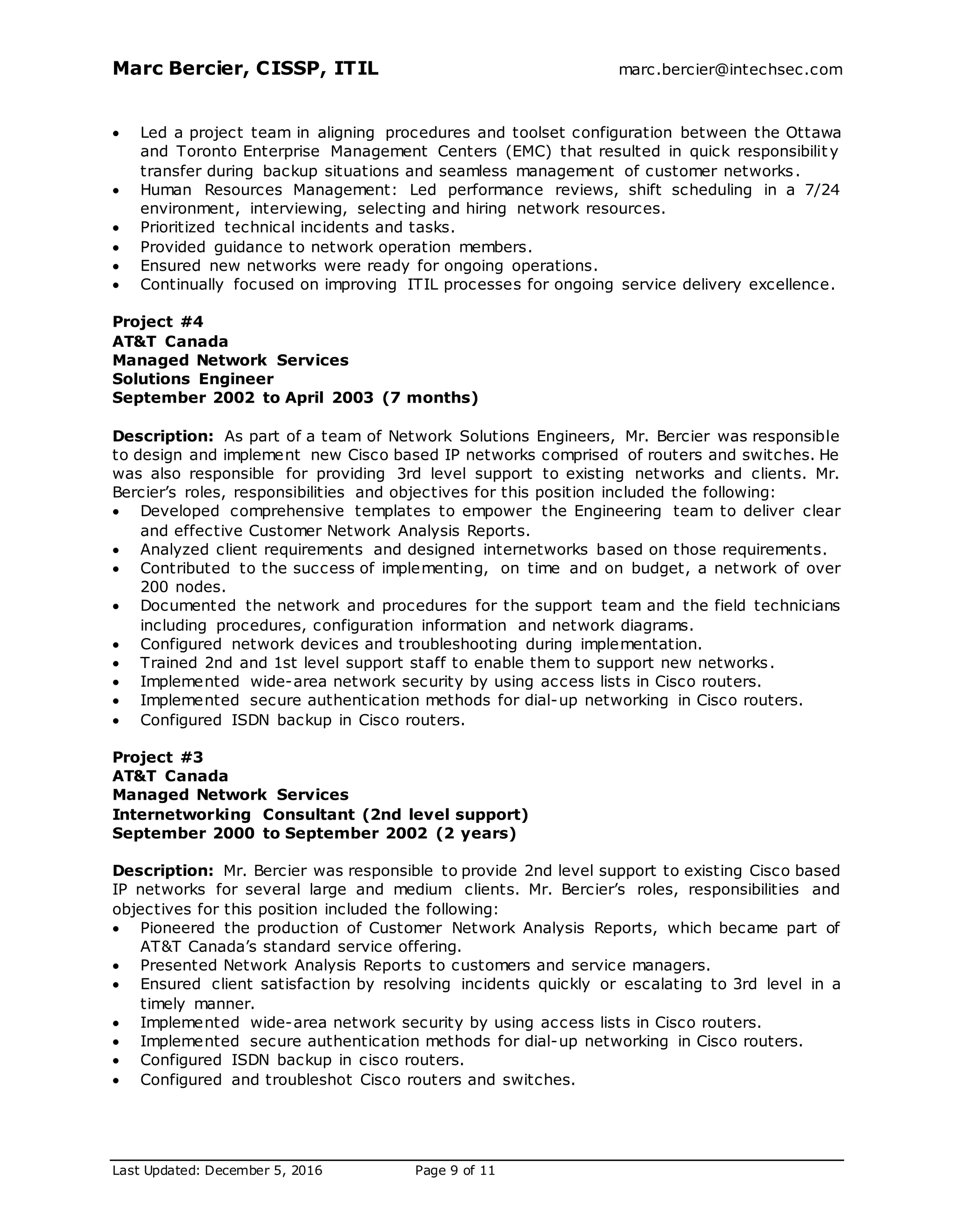 RESUME - Marc Bercier - Long | DOCX