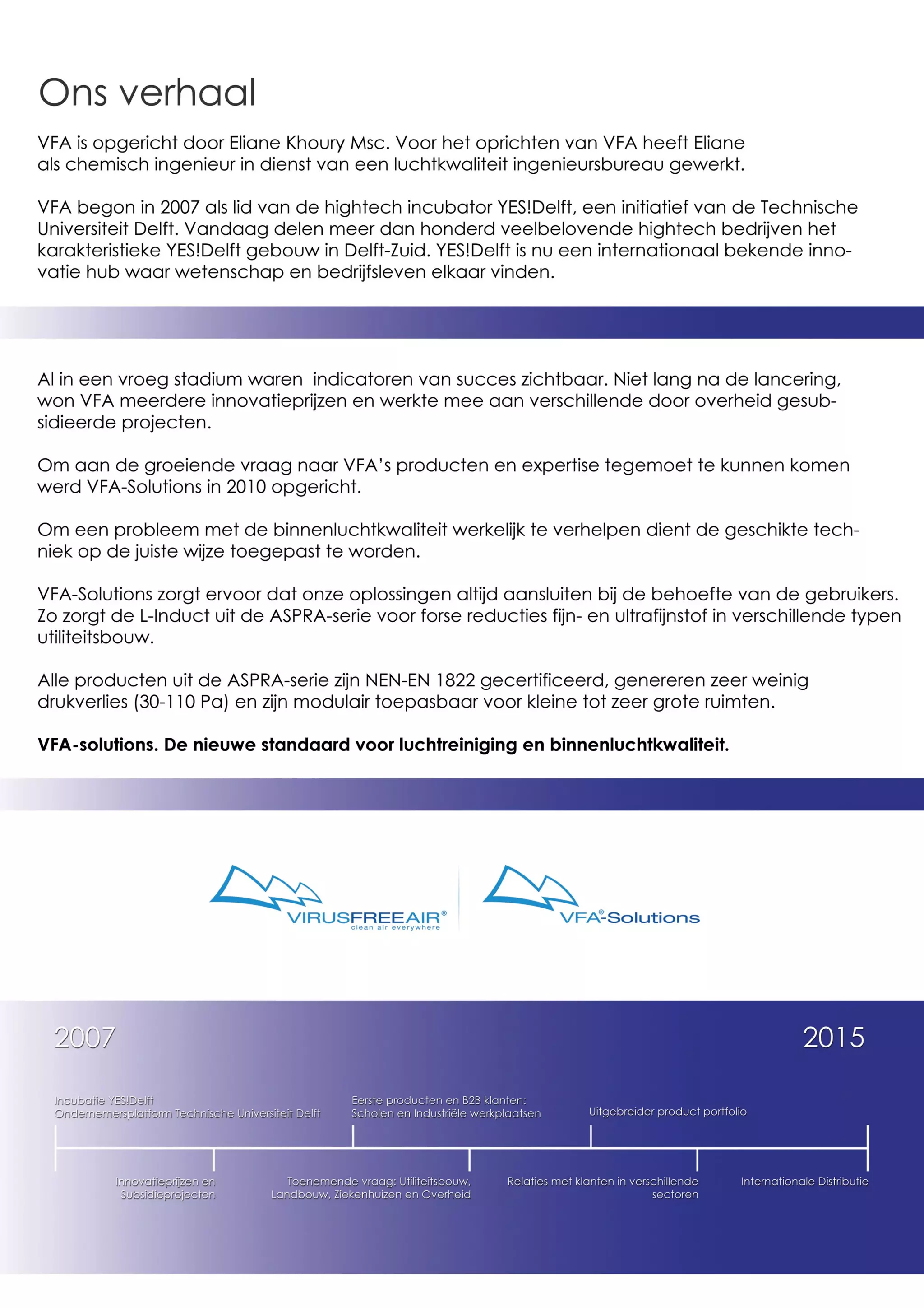 VFA Brochure NL 2015 | PDF