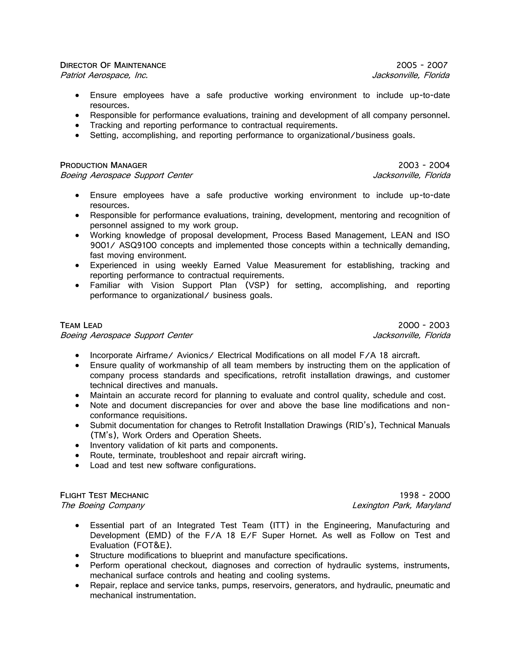 RICK_MORRIS RESUME | PDF | Aviation Industry | Industries