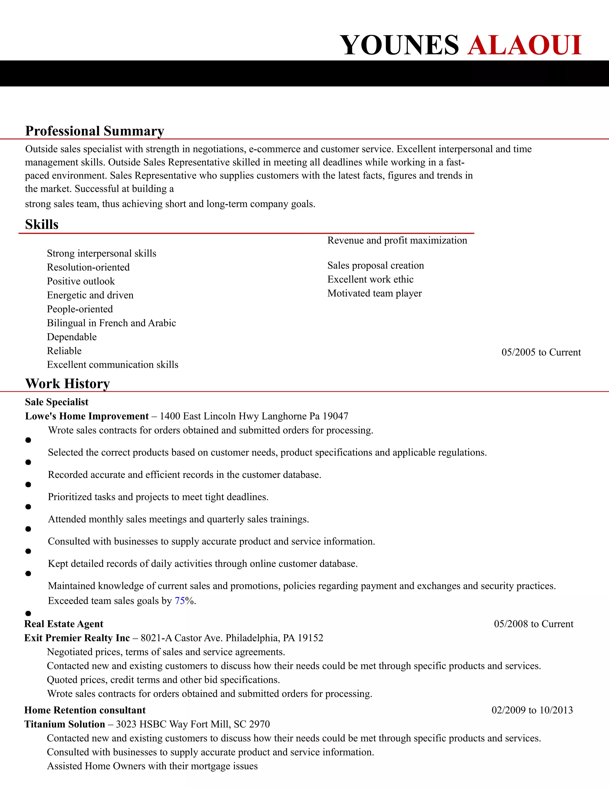 Younes Alaoui Resume 1 | RTF