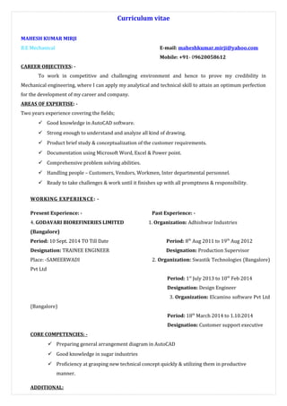 Maheshkumar CV | DOC