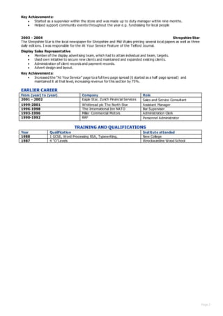 CV Laura Thomas | PDF