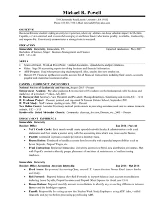 Resume 2017 | PDF