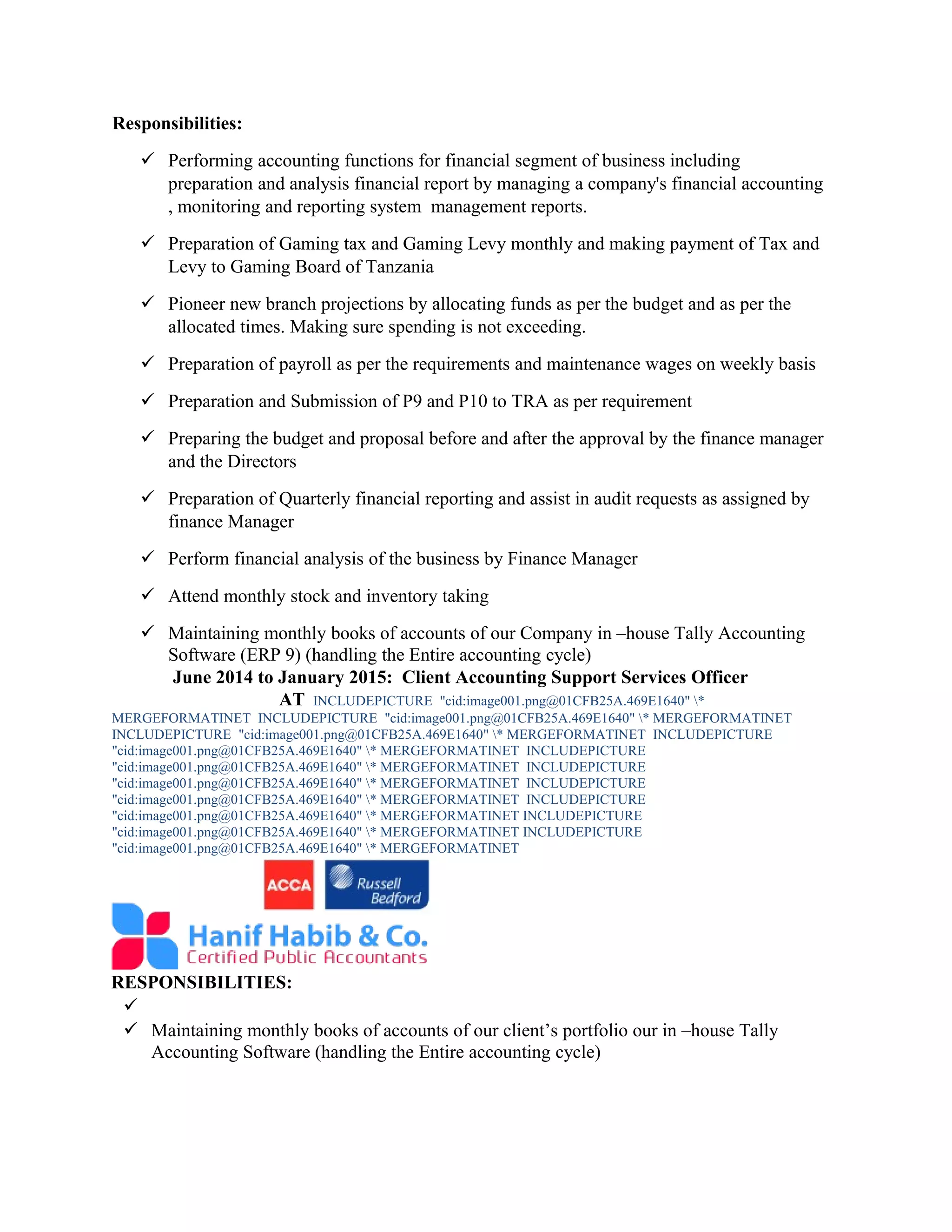 GANAYI SALU {CV} | DOC