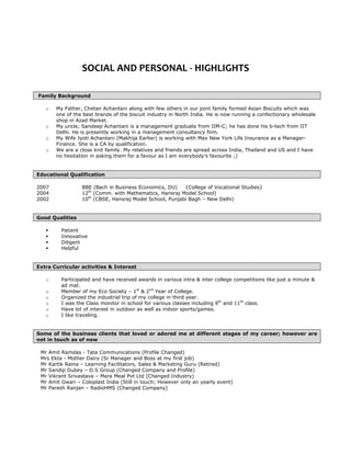 brief profile | PDF