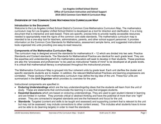 CC Math 8 Curriculum Map_3_17_15 | PDF | Educational Assessment | Education