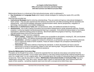 CC Math 8 Curriculum Map_3_17_15 | PDF | Educational Assessment | Education
