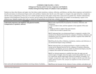 CC Math 8 Curriculum Map_3_17_15 | PDF | Educational Assessment | Education
