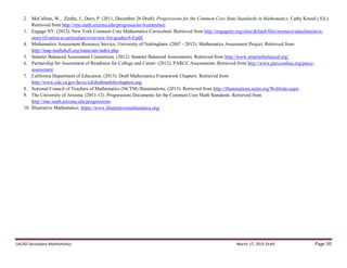 CC Math 8 Curriculum Map_3_17_15 | PDF | Educational Assessment | Education