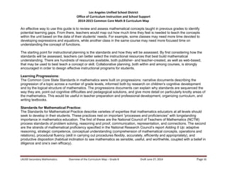 CC Math 8 Curriculum Map_3_17_15 | PDF | Educational Assessment | Education