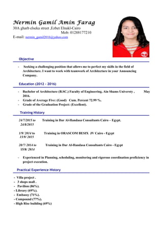 Nermin Gamil C.V. | DOC