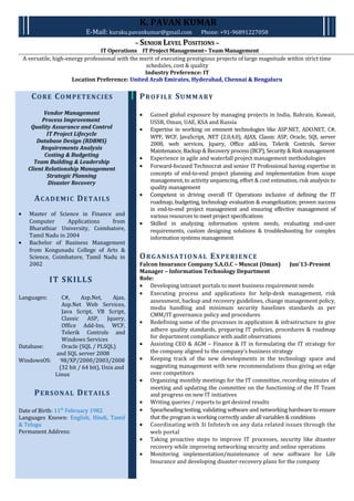 KPavanKumar_Resume | PDF