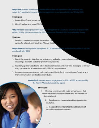 CSUSB Strategic Plan 2015-2020 | PDF