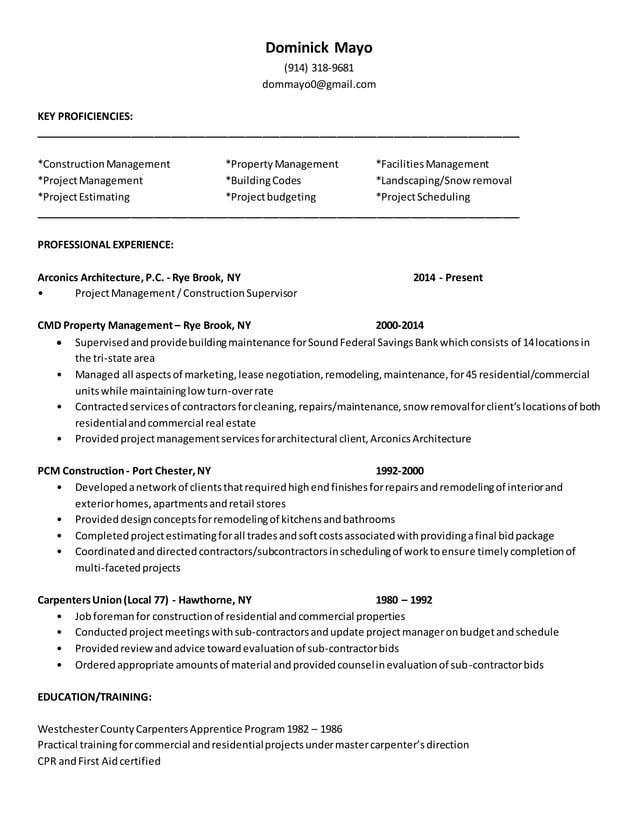 Dominick Mayo Oct 2016 | PDF