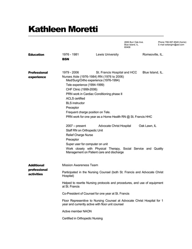 Resume Kathy | PDF