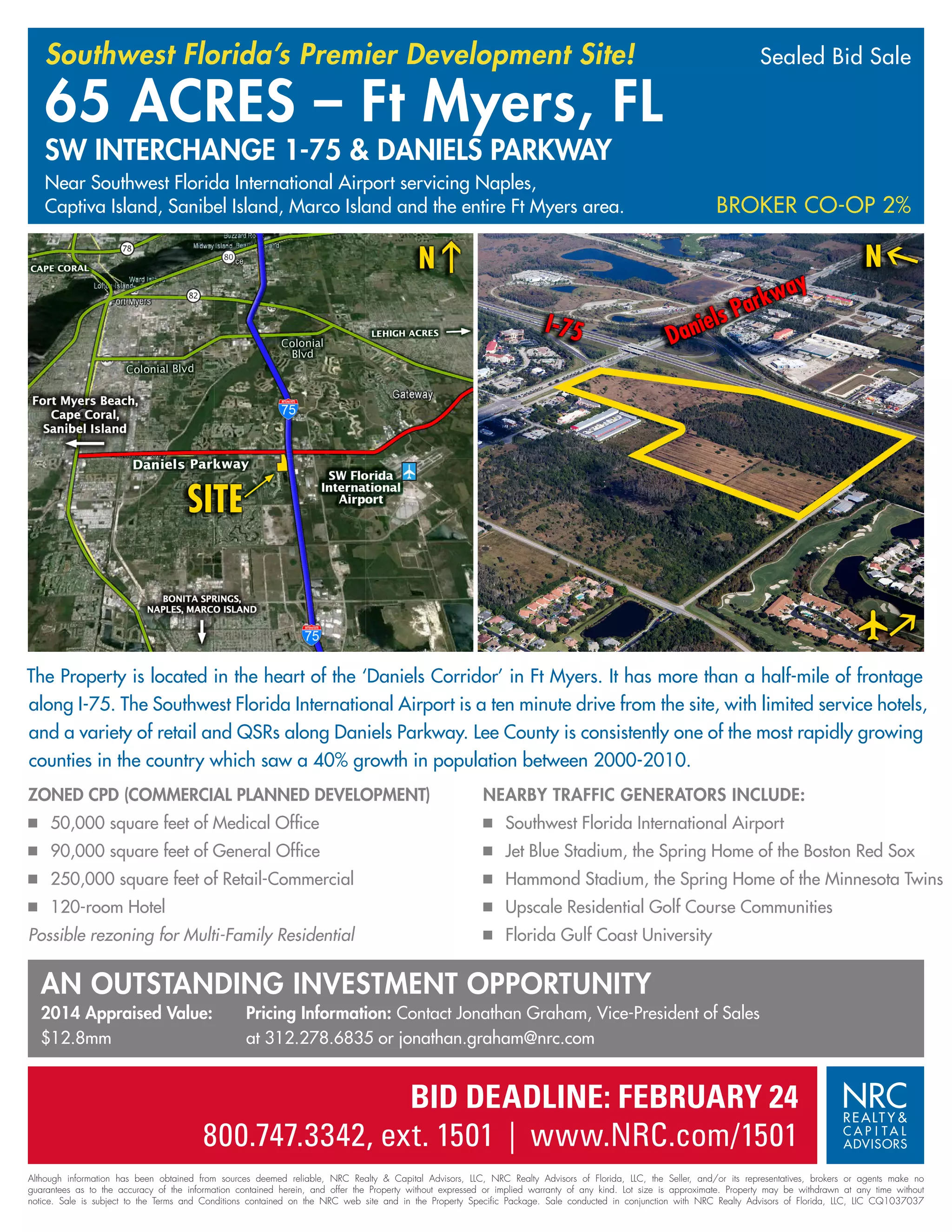 1501_Daniels Parkway 65 AC Land Sale Flyer | PDF