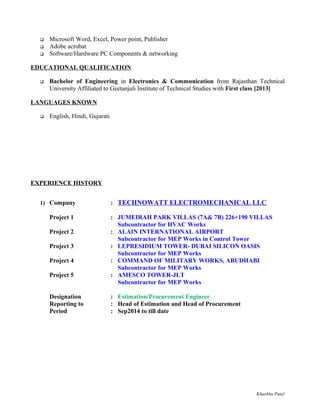 khushbu cv | DOC