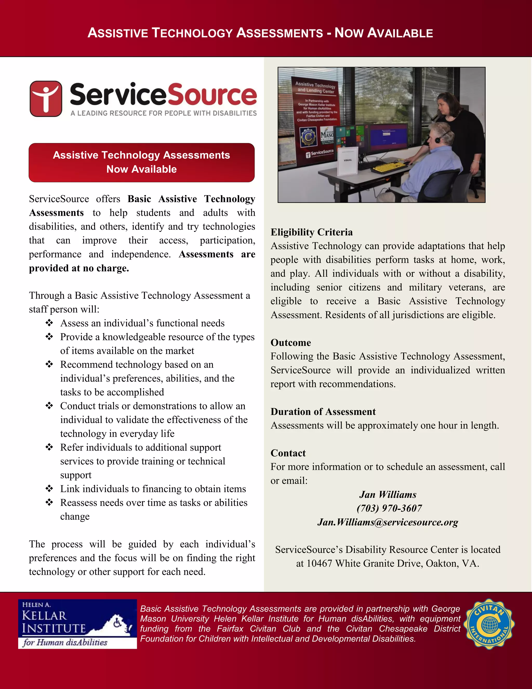 Assistive Technology Flyer | PDF | IT and Internet Support | Internet