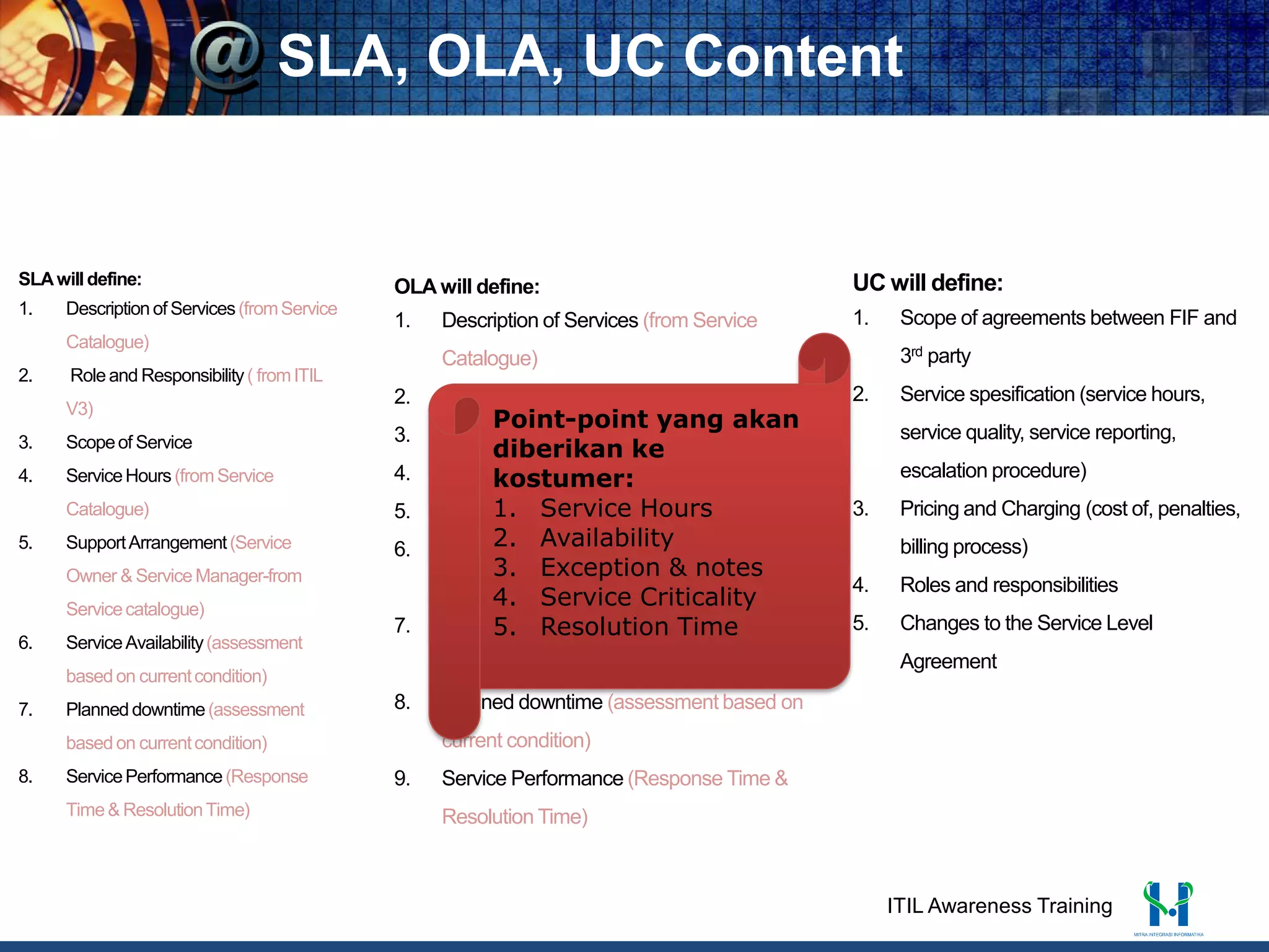 IT Service Catalogue Overview | PDF