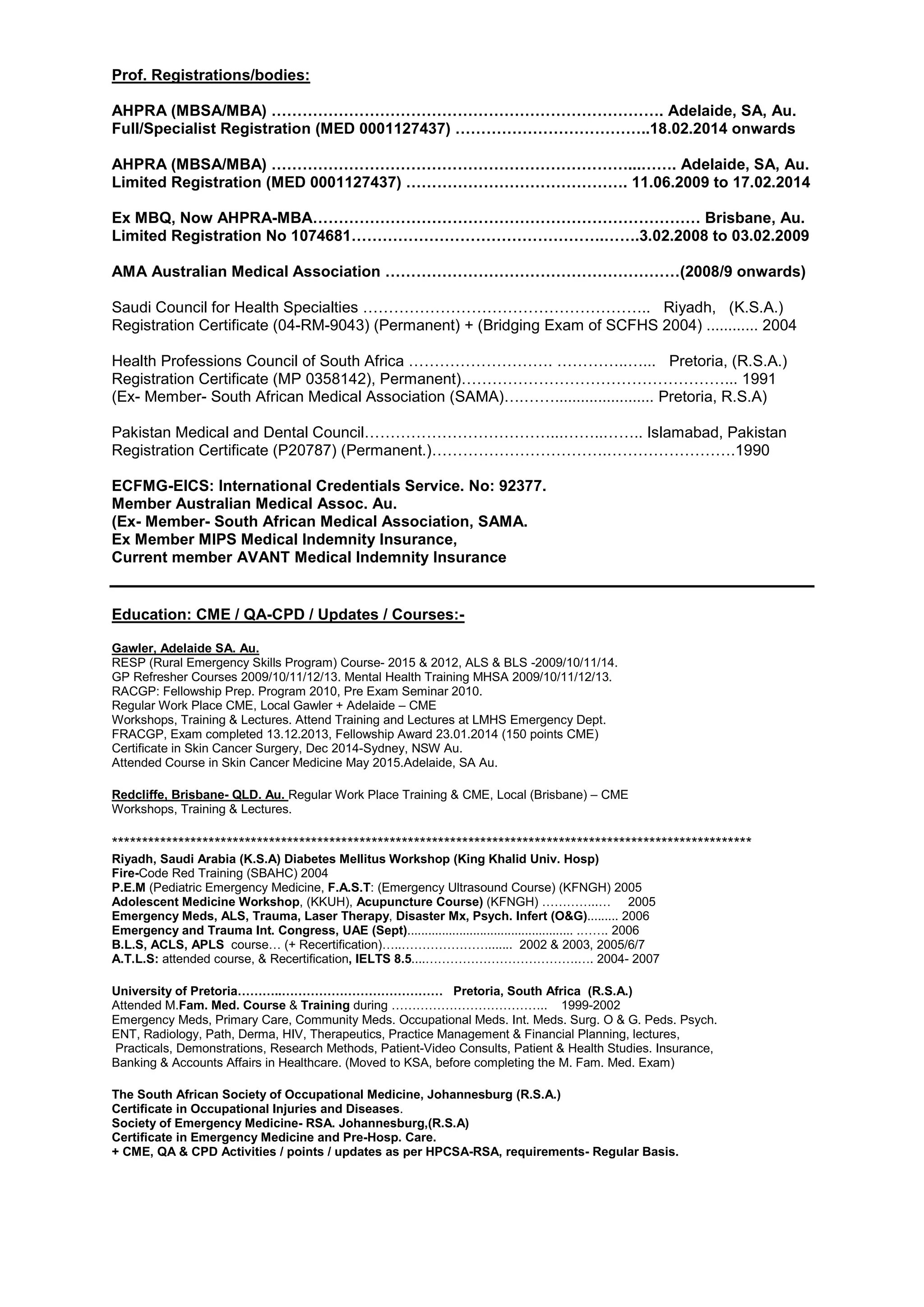 Dr S Amin CV Dec 2015pdf | PDF