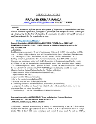 PRAVASH _PANDA RESUME....2015