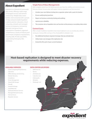 Info sheet-Host-based Replication | PDF | Web Hosting | Internet