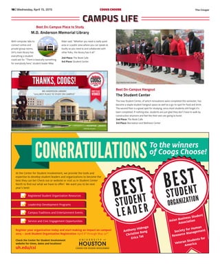 2015 The Cougar Coogs Choose | PDF