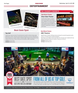 2015 The Cougar Coogs Choose | PDF