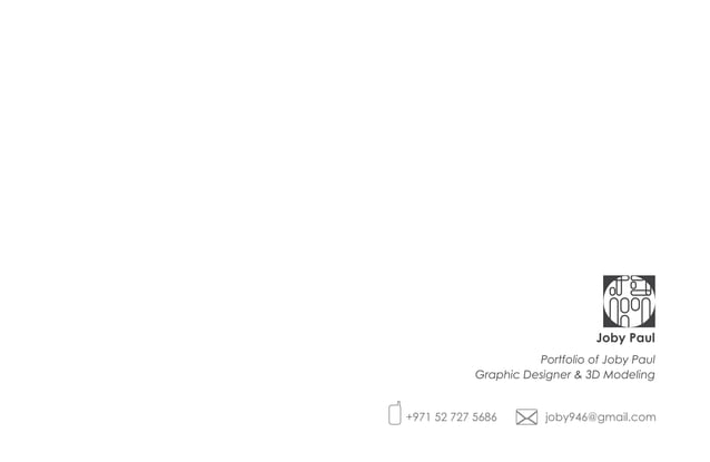 joby paul_portfolio 2016 | PPT