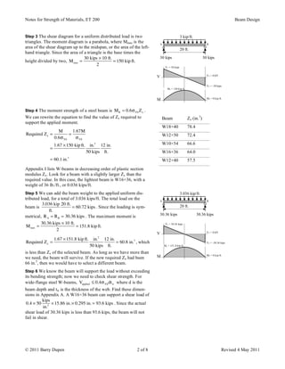 Beam Design | PDF