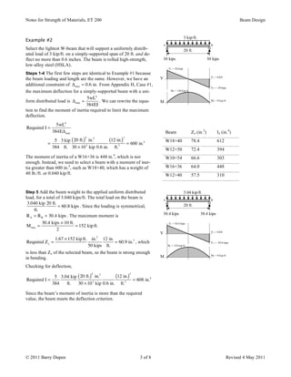 Beam Design | PDF