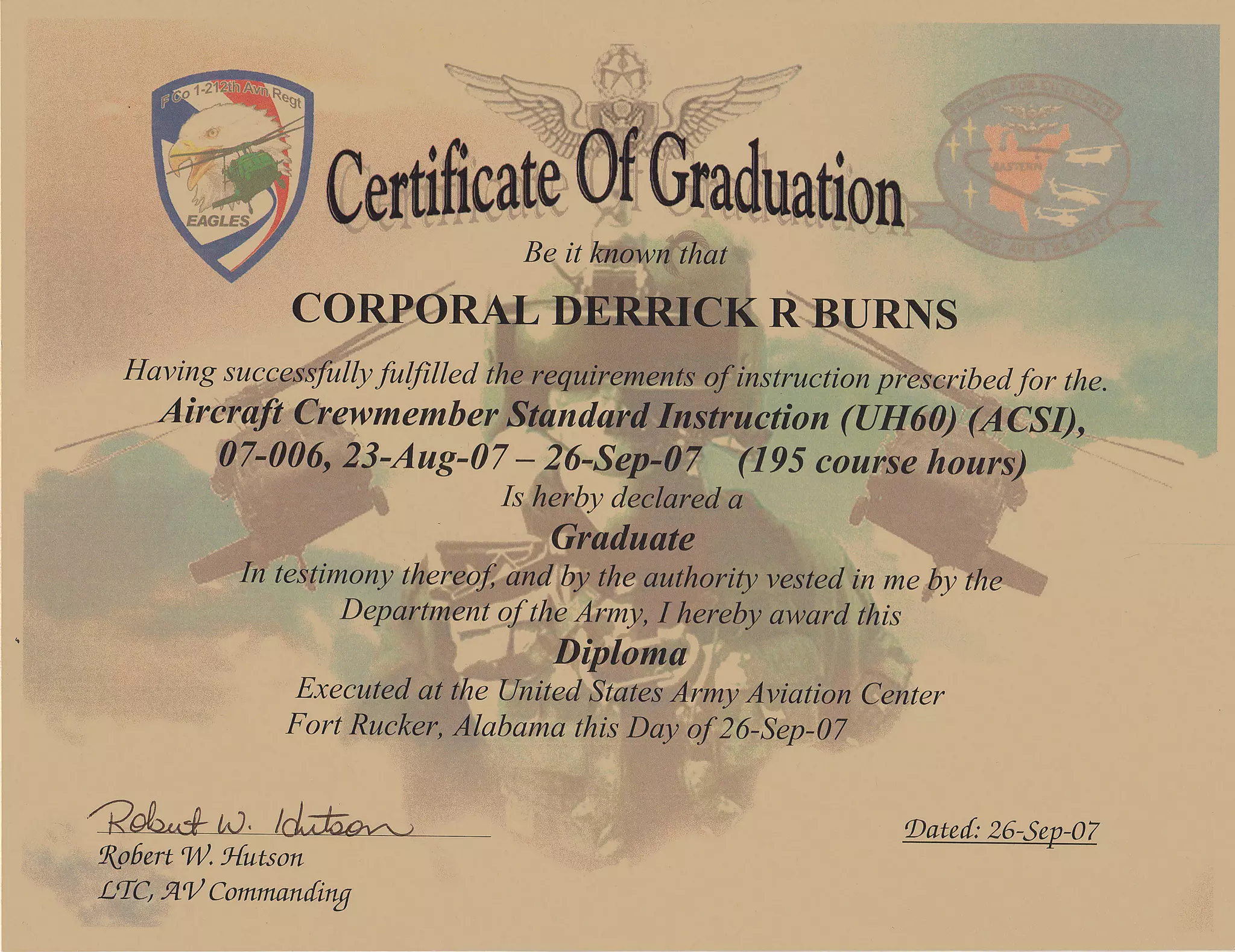 ACSI Graduation Cert. | PDF