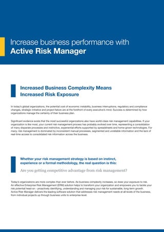 ARM-Active-Risk-Manager-Brochure | PDF