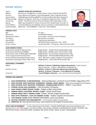 RESUME-LEONICO ACOLENTAVA JR | DOCX
