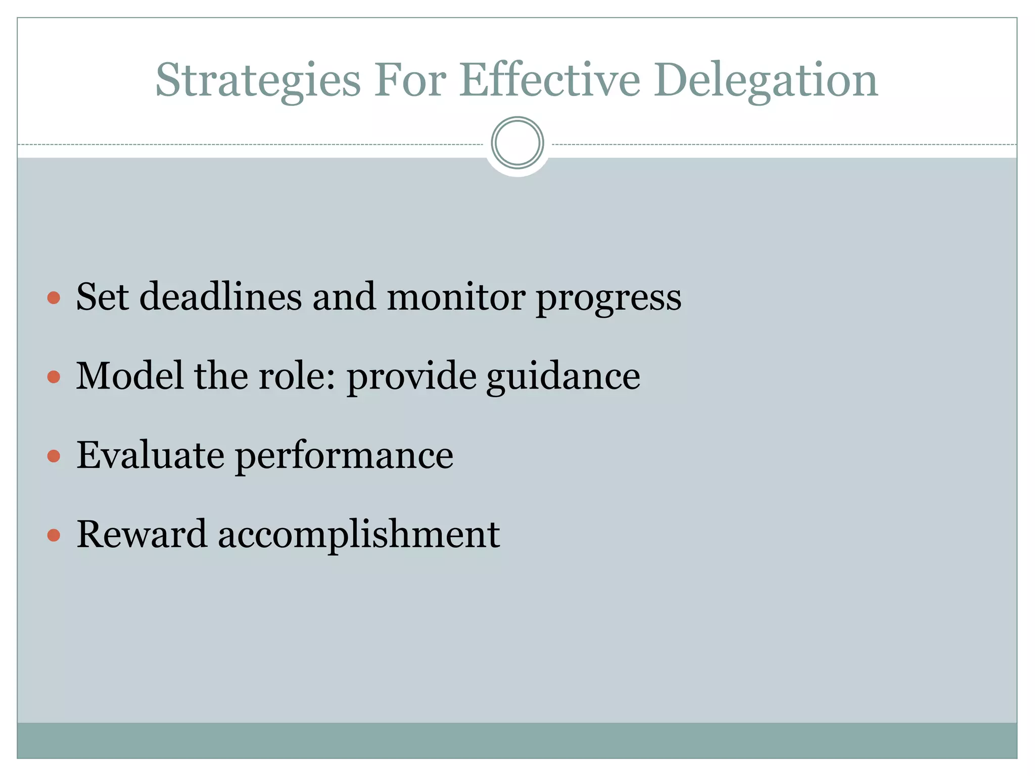 Effective Delegation | PPTX