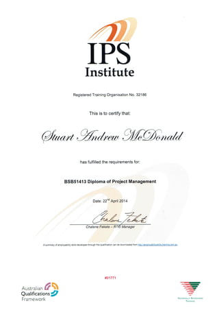Diploma of Project Management | PDF
