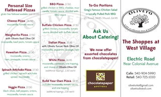 Oliveto Cafe Menu (2015) | PDF