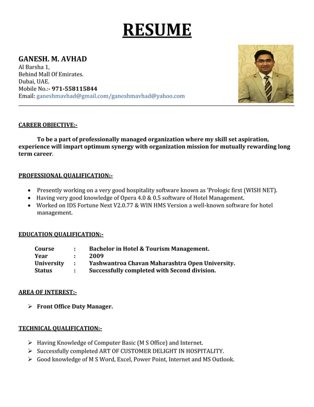 RESUME | PDF