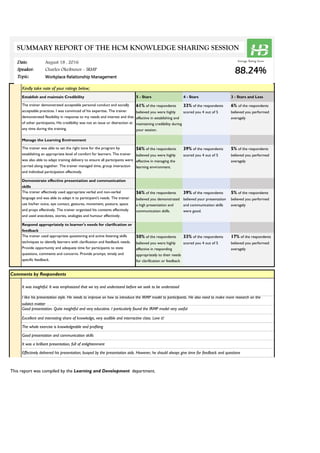 KSS Report - IRMP | PDF
