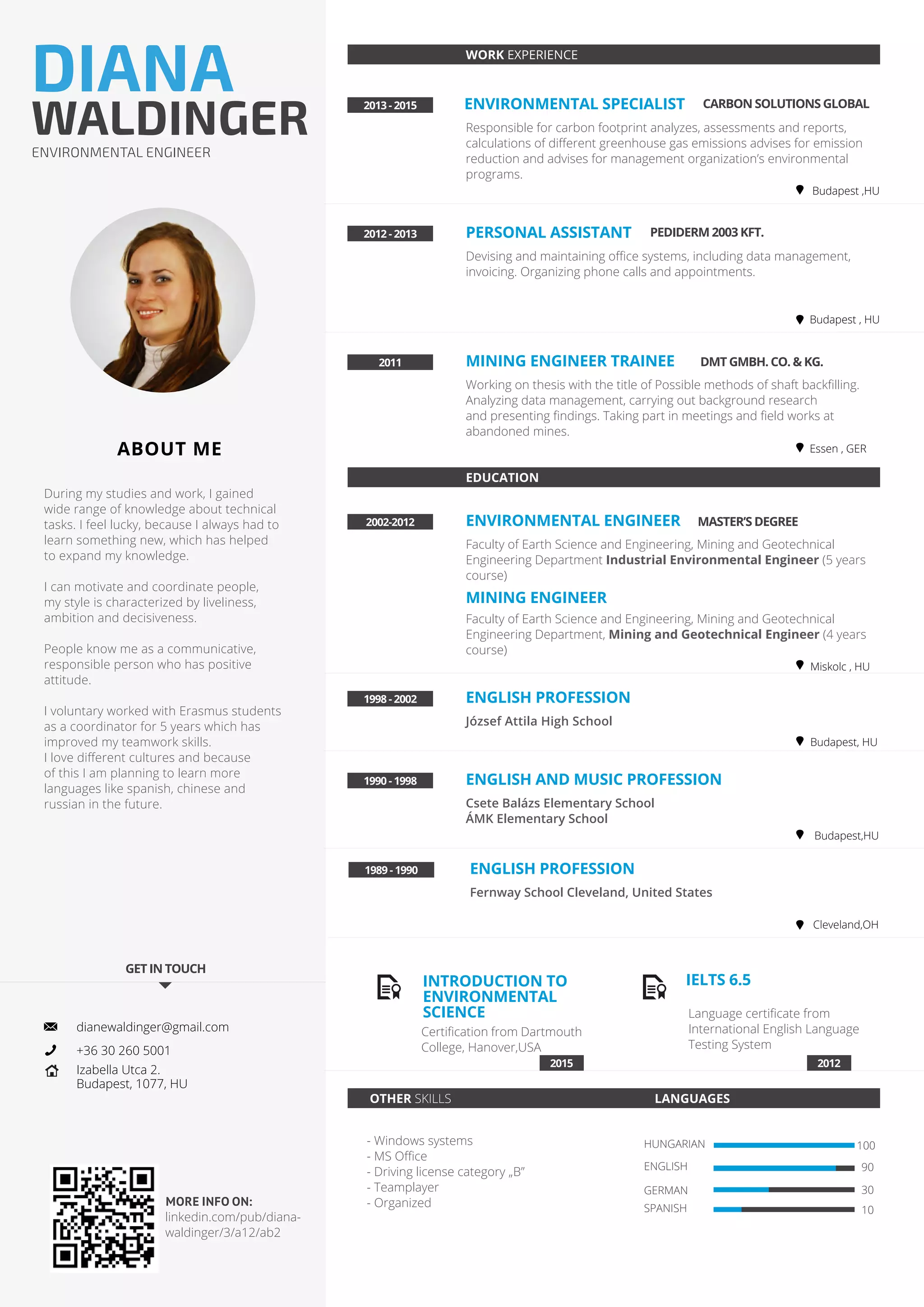 Diana_Waldinger | PDF | Professional School | Postgraduate Education