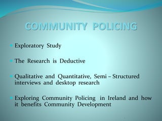 community policing slides | PPTX